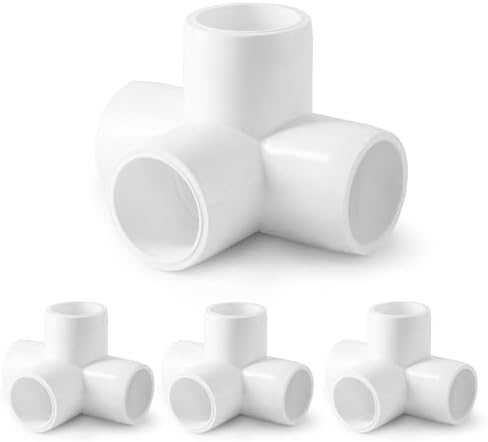 PVC Pipe Connector, 6 Way Pipe Fittings, 10PCS 6 Way Side Fittings ...
