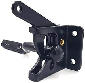 Amazon.com: Self Locking Automatic Gravity Lever Fence Gate Latch ...