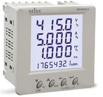 Selec MFM383A-C Multifunction energy meter 3 phase : Amazon.in ...