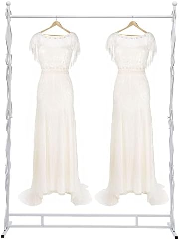 Amazon.com: kunghei 81" Tall Gold Clothing Garment Rack Wedding Dress ...