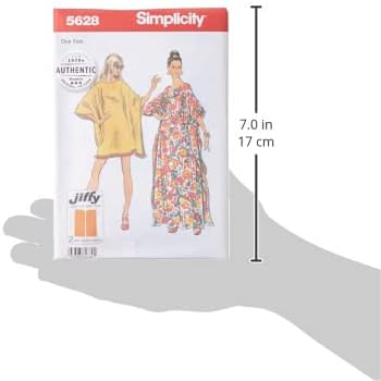 Simplicity UV5628OS 1970’s – Kit de patrón de costura de caftán para ...