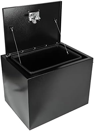 BIGREAT 24'' Inch Steel Underbody Truck Tool Box & T-Handle Latch Heavy ...