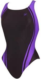 Amazon.com: Speedo Quantum Splice Female Super Proback,Black/Purple,26Y ...