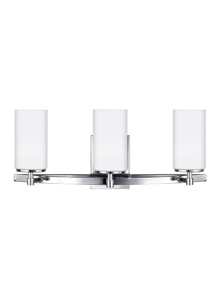 Seagull 4424603-05 Three Light Bath Fixture, Chrome - Amazon.com