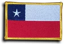 Amazon.com : Chile - Country Rectangular Patch : Flags : Patio, Lawn & Garden