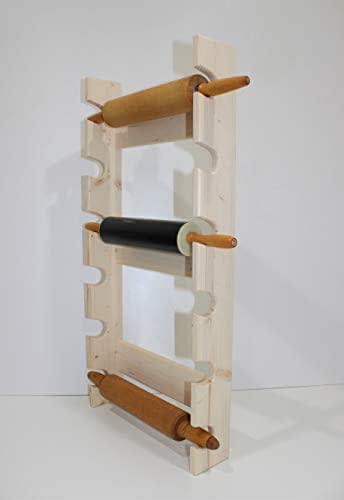 Amazon.com: Rolling Pin Rack with Six Slots - Multiple Rolling Pin Rack ...