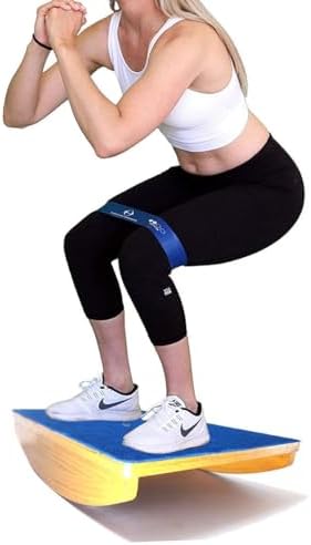 TYCOON PHYSIO SOLUTIONS Wooden Balance Board Foot Rocker Leg Exerciser ...