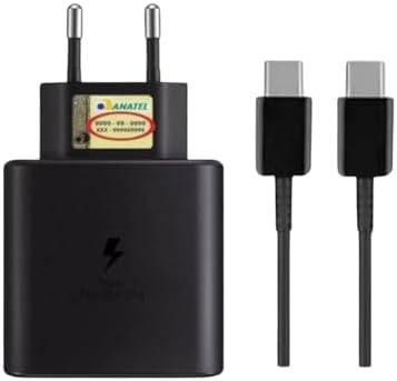 Samsung Carregador de parede Super Rápido 45W (Cabo USB-C) | Amazon.com.br