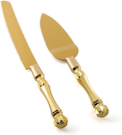 Amazon.com | Mamajardin Cake Cutting Set for Wedding - Elegant Knife ...