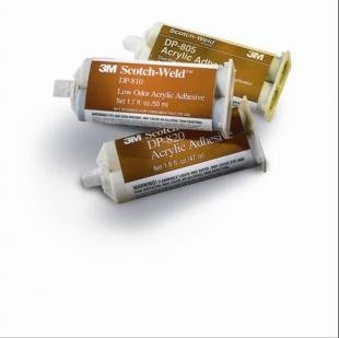 3M DP810 Scotch-Weld Low Odor Acrylic Adhesive, Tan Duo-Pak 200mL Tube ...