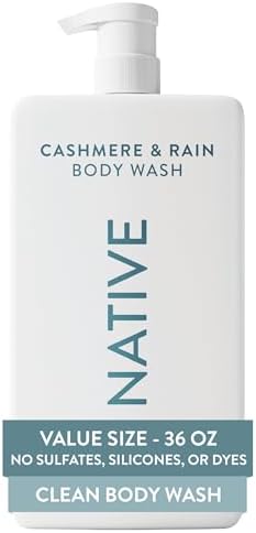 Amazon.com: Native Body Wash for Women & Men, Cashmere & Rain, 36 oz ...