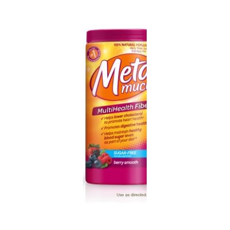 Amazon.com: METAMUCIL Berry Burst 114 DS 23.3 OZ : Health & Household