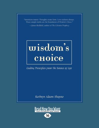 wisdom's choice: Shapiro, Kathryn Adams: 9781442954694: Amazon.com: Books