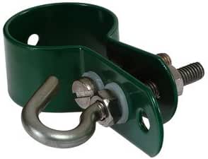ALBERTS Clamp for Mesh-Bracing Rods Galvanised Plastic-Coated Green ...