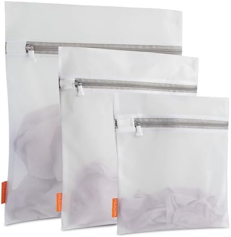 Polecasa Lead-free Premium Soft Fine Mesh Laundry Bags with Sturdy ...
