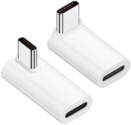 USB to USB Adapter,USB-C Adapters Right Angle 90 Degree with 40Gbps ...