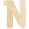 Amazon.com: Wooden Letters 8 Inch Wood Letter N 1/5 Inch Thick Cutouts ...