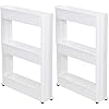 Amazon.com: 28" Slim Slide Out Storage Tower for Laundry, Bathroom, or ...