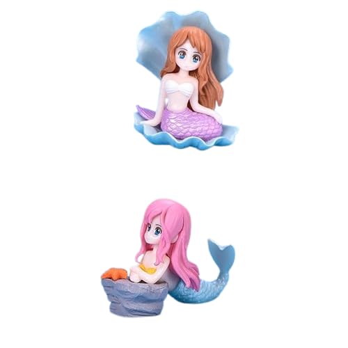 Enchanting Mini Mermaids: Delightful Resin Figures for Aquariums, Desks ...