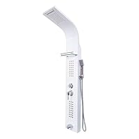 Brizzio Wall Mounted Waterfall Rain Shower Panel (150 x 22 x 7 cm ...