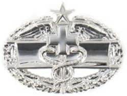 Amazon.com: Army Combat Medical Badge 2nd Award Mirrored Finish ...