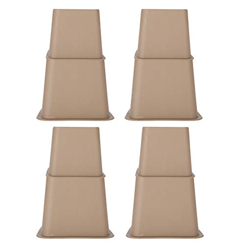 Bed Risers Set 8 Pcs, Heavy Duty Desk Riser Blocks Furniture Risers ...