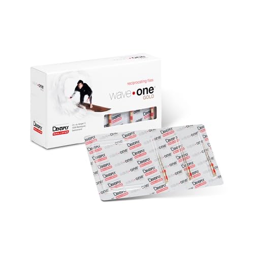 Amazon.com: Dentsply A0753225G0P03 WaveOne Gold Reciprocating Files ...