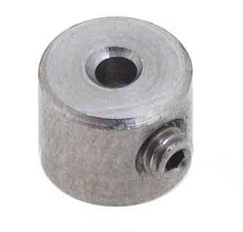 S/S Shaft Collar, Set Screw Type, 3/16" Bore x 7/16" OD x 1/4" With 8 ...