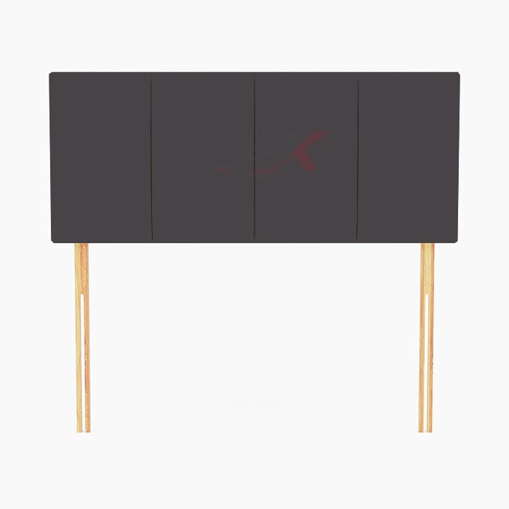 STOREX Plush Fabric Padded Lined Headboard For Devan Bed Bedroom ...