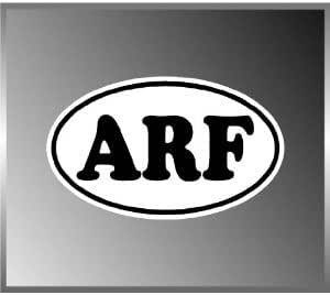 Amazon.com: ARF Dog Pet Lovers Cool Vinyl Euro Decal Bumper Sticker 3 ...