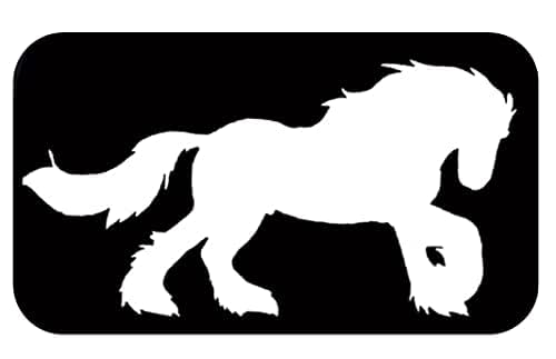 Amazon.com: Gypsy Vanner Horse Sticker TP 1300 vinyl 6" Decal : Arts ...
