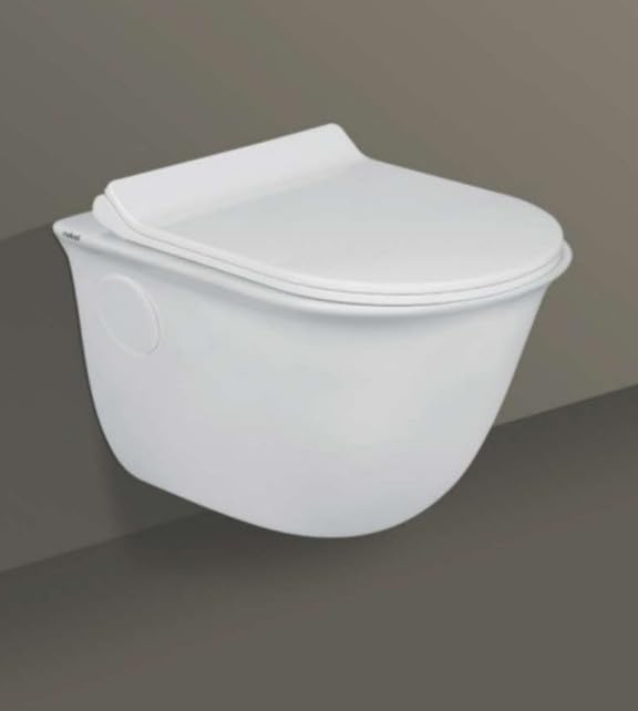 NOBEL Duke Wall Hung Closet Ceramic Western Toilet Seat | Water Closet ...