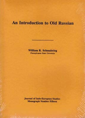 Amazon.com: An Introduction to Old Russian (Journal of Indo-European ...
