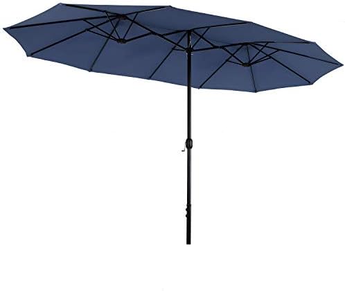 Amazon.com : Tangkula 13FT Double-sided Patio Umbrella, Extra Large ...