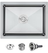 Amazon.com: POPFLY 23 Inch Drop In Kitchen Sink, 23×18 Inch Top mount ...