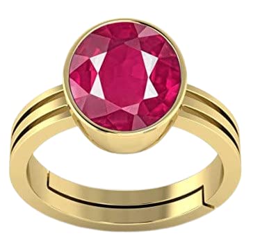 Buy 5.00 Ratti Natural Ruby (MANIK) Original Gemstone Ashtadhatu ...