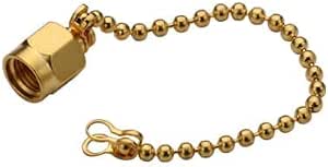 Amazon.com: GXMRHWY SMA Male Dust Cap with Steel Chain Gold Plated ...