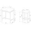 Amazon.com - Coaster Home Furnishings - Santana - 5-Piece Bar Table Set ...