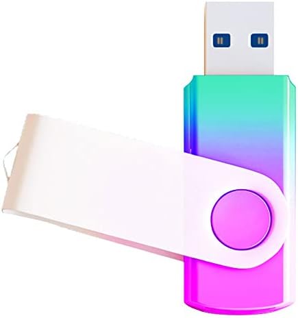Amazon.com: 128GB USB 3.0 Flash Drives Purple Cyan Gradient Color USB ...