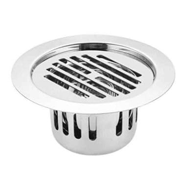 Classic Square Flat Cut Floor Drain | 304-Grade Stainless Steel Drain ...
