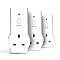 STATUS Remote Control Socket | White Remote Control Plug UK | Pack of 3 ...