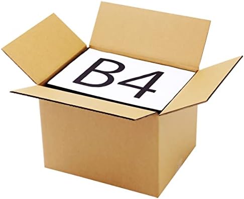 Amazon.co.jp: アースダンボール ダンボール 100サイズ 底面B4 10枚 段ボール箱 引っ越し用 ID0008 : 文房具 ...