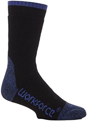 Amazon.com: Workforce - 3 Pack Mens Thick Reinforced Heel Toe Work ...