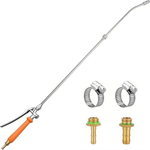 Amazon.com : Lwuey Telescopic Spray Wand, 2.6m Stainless Steel Hose ...