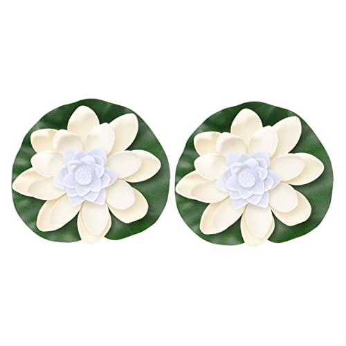 MAGICLULU 2Pcs Creative Lotus Shape Light Decors Water Floating Lamp ...