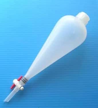 D&A Polylab polypropylene Separatory Funnel, 500 ml, Laboratory ...