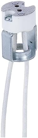 6 Pack G4 GX5.3 Lamp Holder Rectangular Porcelain Socket for MR16 MR11 ...