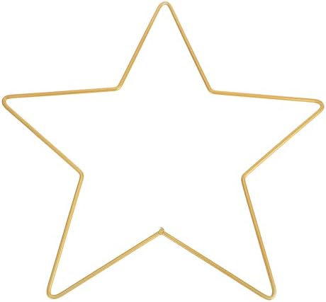 Amazon.com: Craft Supply Floral Garden Star-Shaped Wire Wreath Form ...