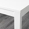 IKEA VANGSTA extendable Table, 80/120x70 cm, White : Amazon.co.uk: Home ...