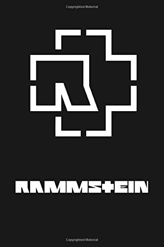 Rammstein Black Music Notebook For Rammstein Fans 100 Lined Pages ...